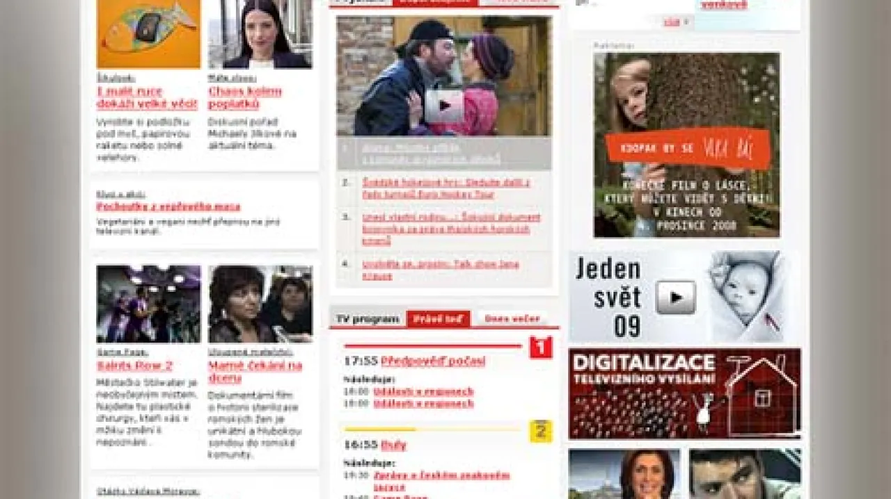 Česká televize spustila nové internetové stránky — ČT24 — Česká televize