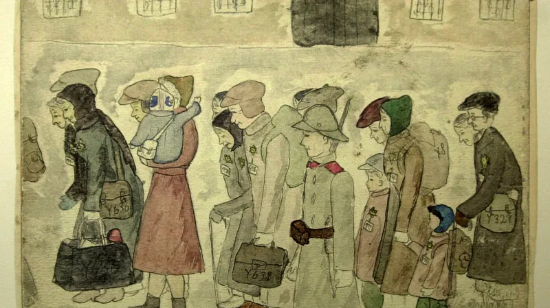 „Pojď se mnou do kina.“ „Nemůžu, jdu do transportu.“ V roce 1941 museli ...