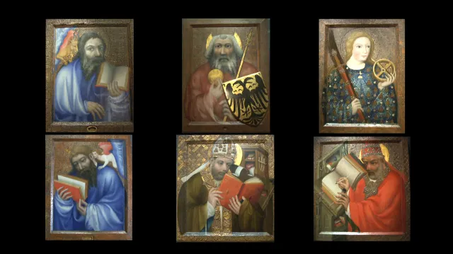 Mistr Theodorik: deskové obrazy z kaple sv. Kříže na Karlštejně — ČT24 ...