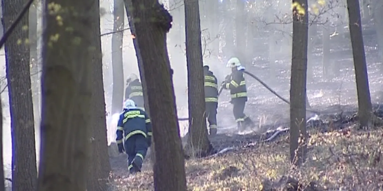 U Lomničky na Tišnovsku začíná sezóna požárů — ČT24 — Česká televize