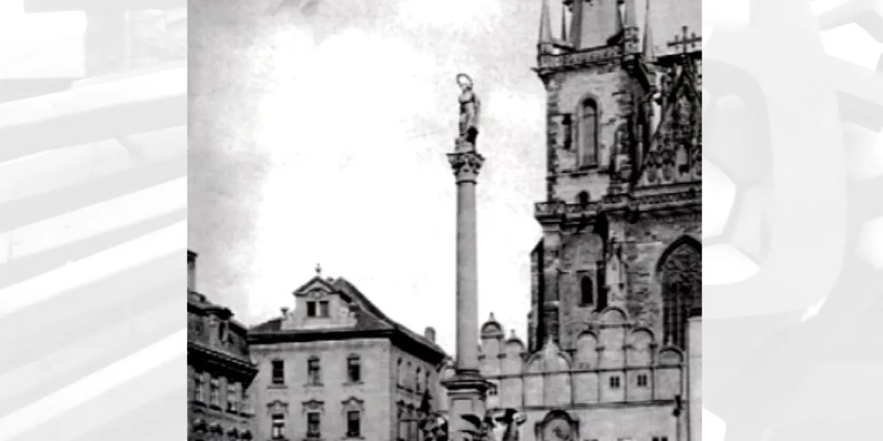Na Staroměstské náměstí se vrátí barokní Mariánský sloup — ČT24 — Česká ...