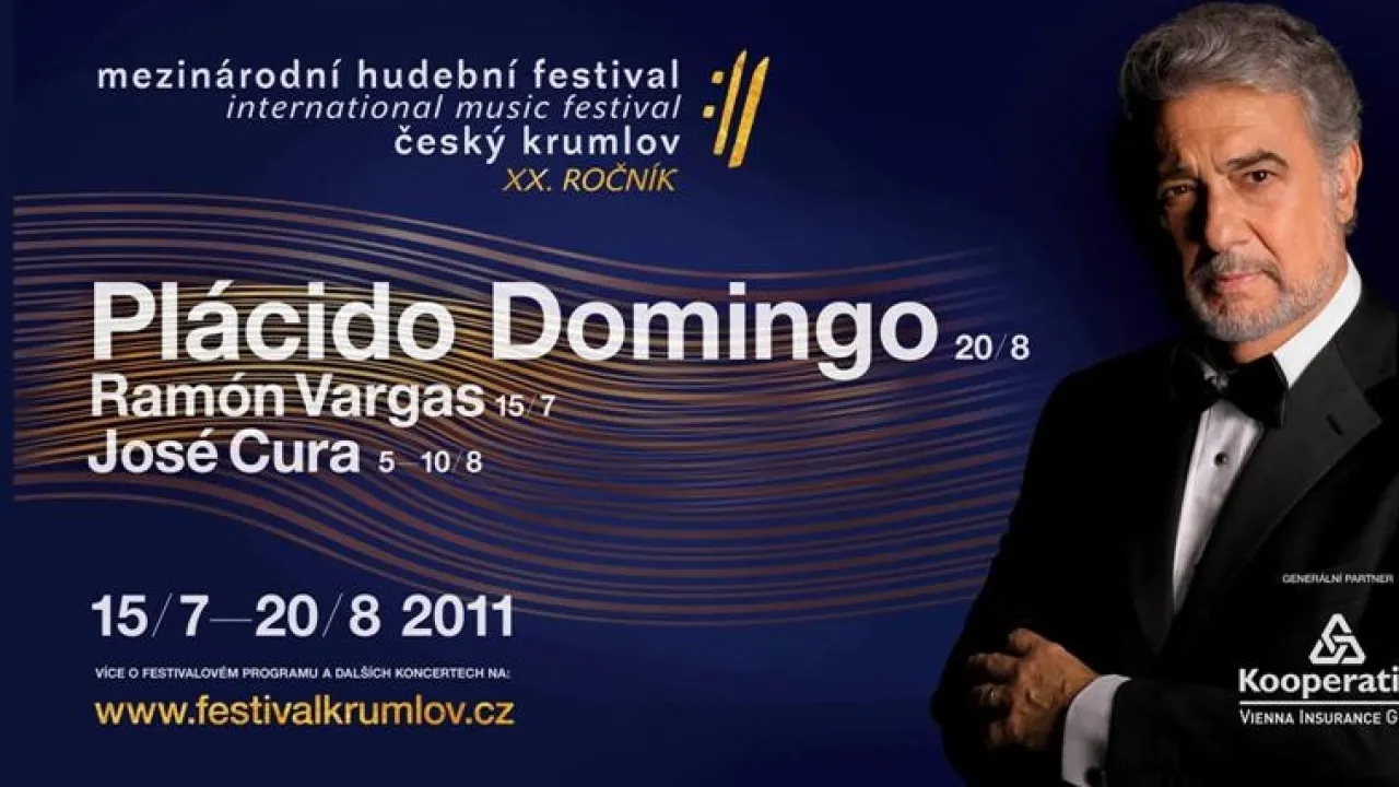 Tři tenoři v Krumlově: Domingo, Vargas, Cura — ČT24 — Česká televize