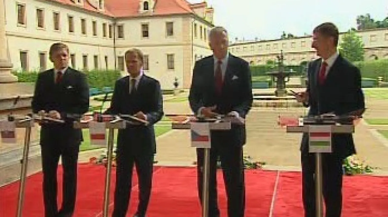 Visegrádská čtyřka bude podporovat vstup Chorvatska do EU — ČT24 ...