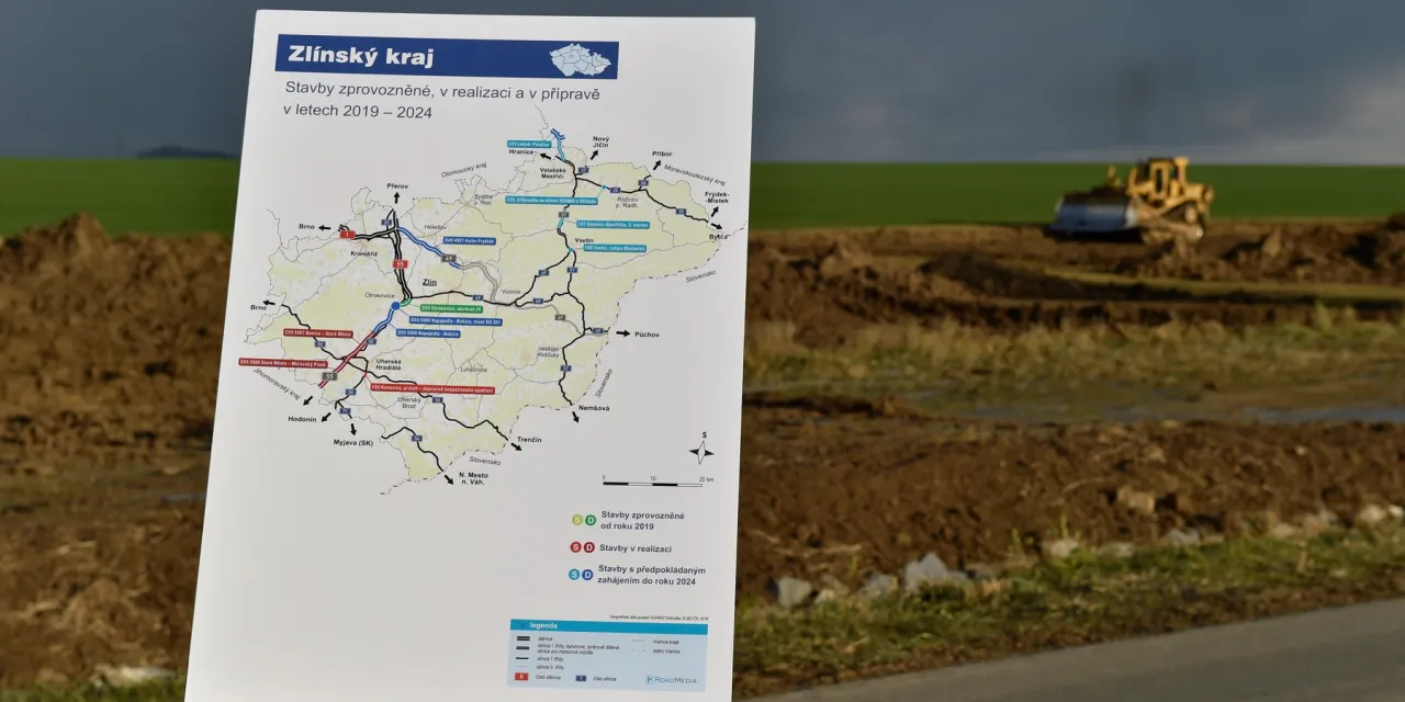 Stavba dálnice D49 uzavře na rok a půl silnici na Kroměřížsku. Řidiči ...