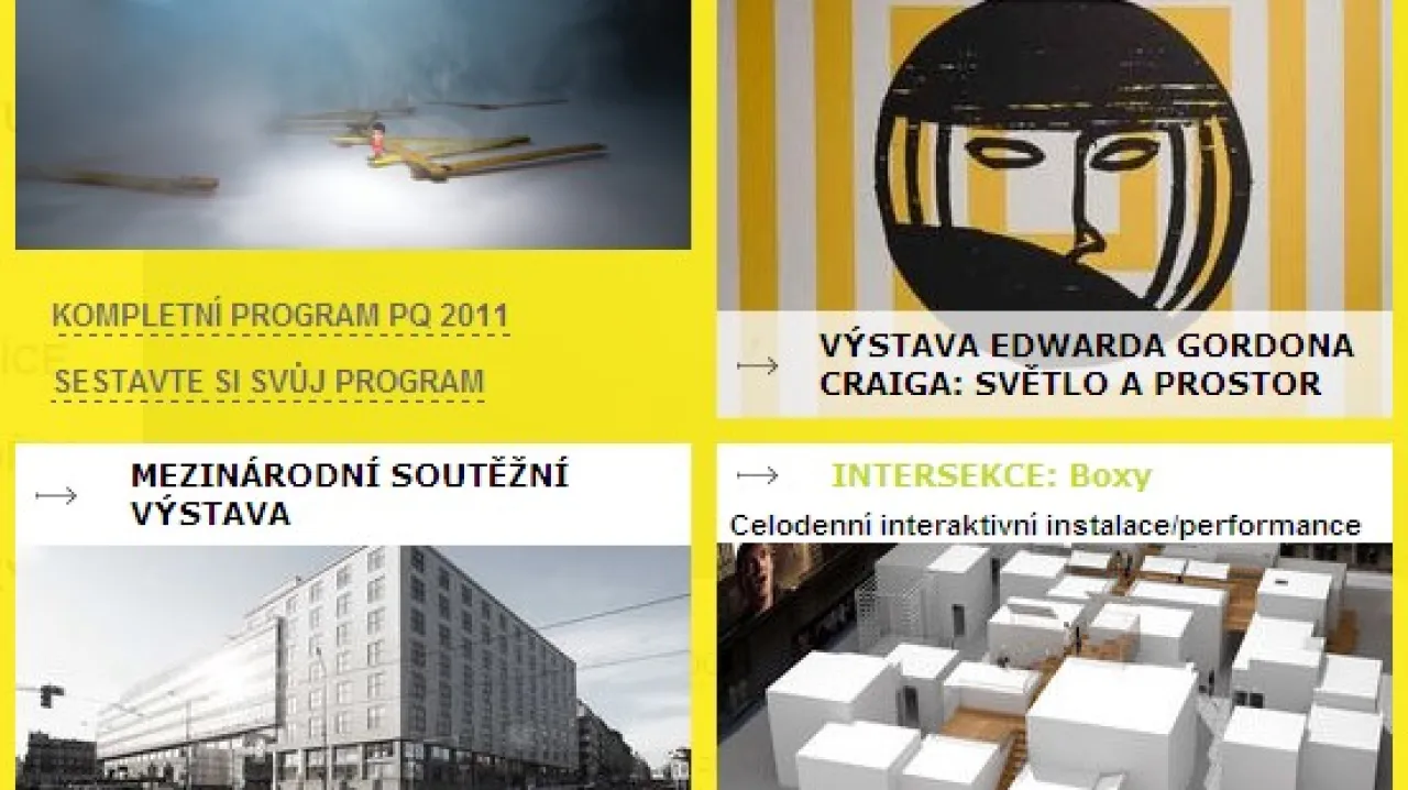 Pražské Quadriennale zve do krabic — ČT24 — Česká televize