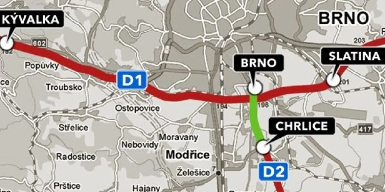 Úsek dálnice D1 kolem Brna zůstane zpoplatněný — ČT24 — Česká televize