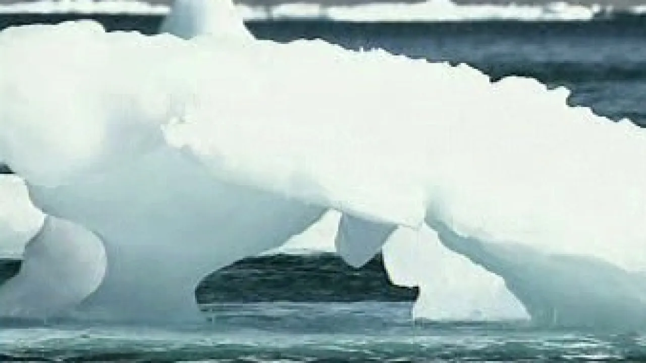 Z Arktidy se odtrhly dva obrovské kusy ledu — ČT24 — Česká televize