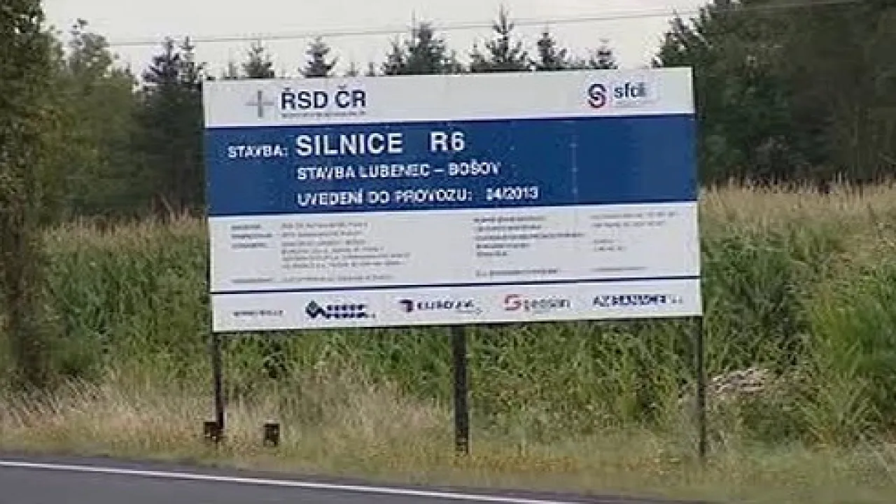 Stavba silnice R6 se na Karlovarsku zastaví, nejsou peníze — ČT24 ...
