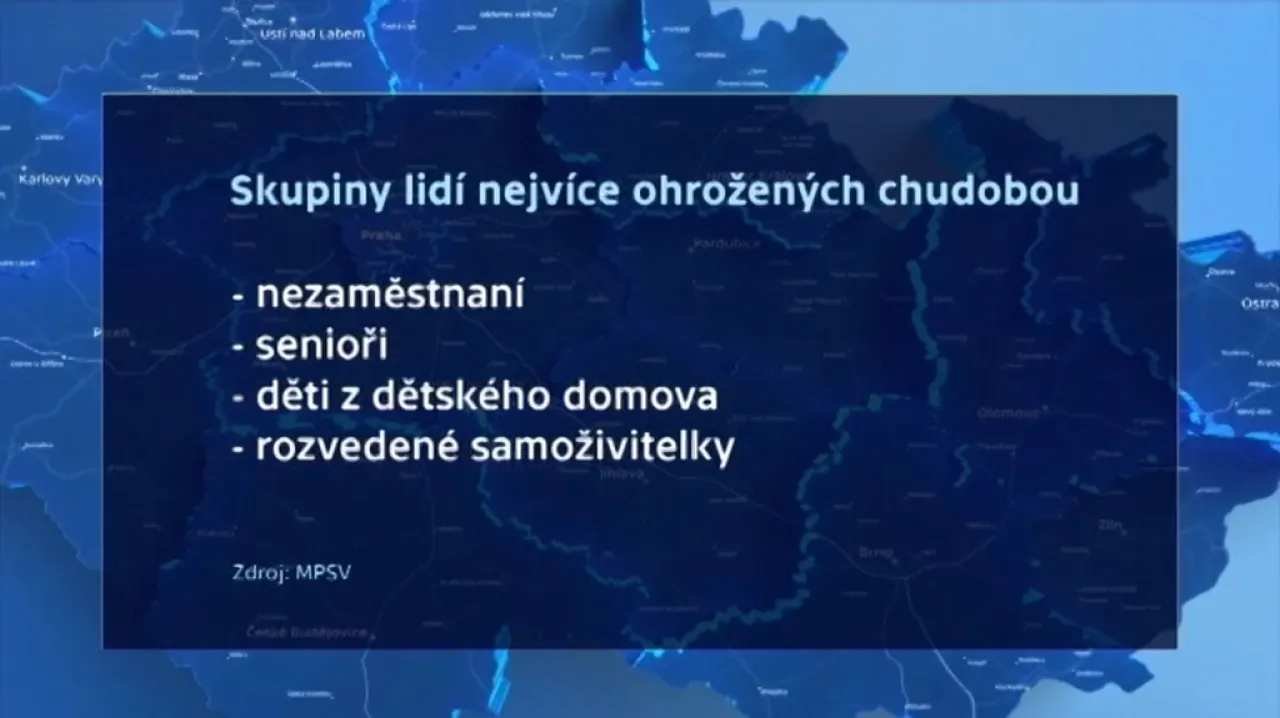 Počet lidí ohrožených chudobou roste — ČT24 — Česká televize