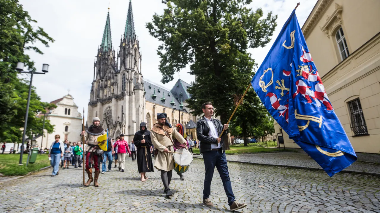 Od vraždy Václava III. v Olomouci uběhlo 715 let. Jeho památku uctili ...