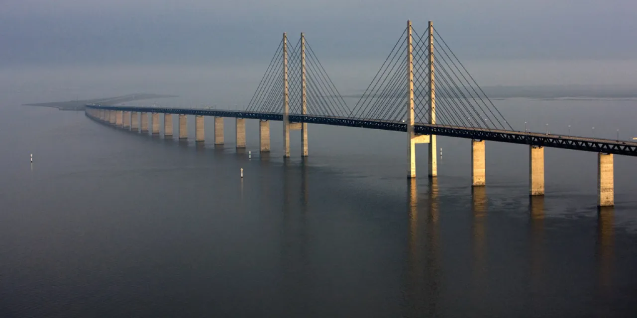 Öresundský most-tunel spojil Švédsko a Dánsko — ČT24 — Česká televize