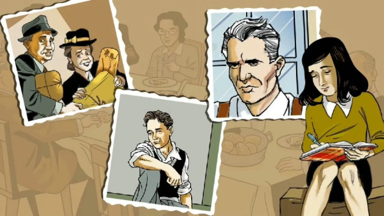 Deník Anne Frankové jako komiks — ČT24 — Česká televize