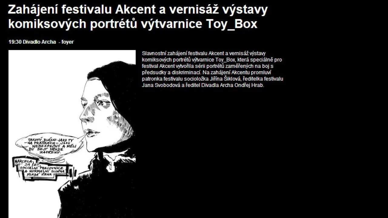 Archa dává akcent na Akcent — ČT24 — Česká televize