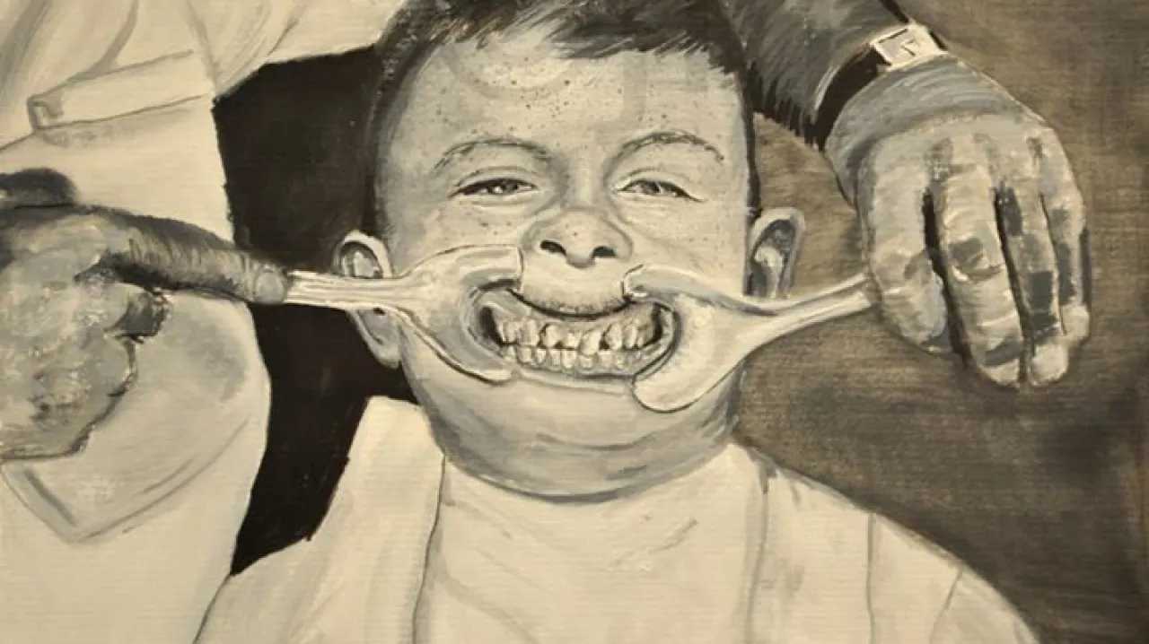 Jan Macuch karikujícím šklebem zachycuje absurditu života — ČT24 ...