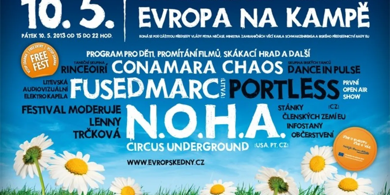 Oslavte Den Evropy: Na Kampě hudební festival zdarma — ČT24 — Česká ...