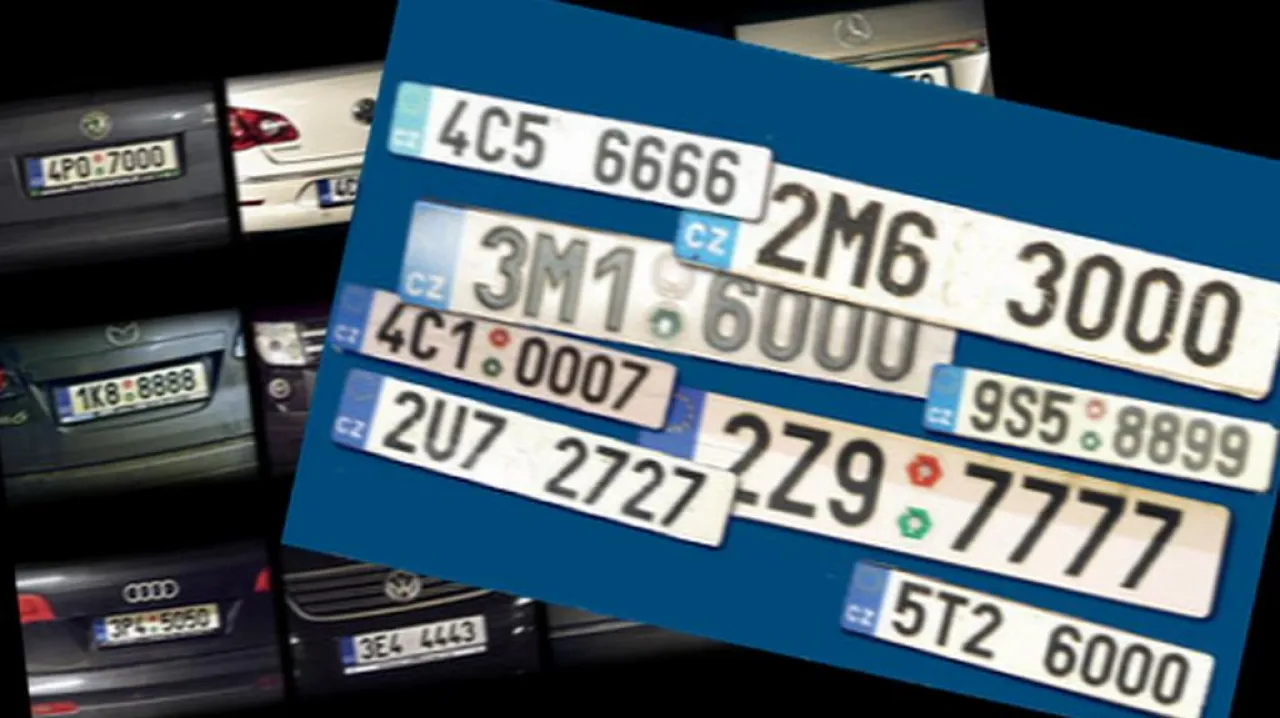 Prominentní SPZ? U luxusních aut žádná výjimka — ČT24 — Česká televize