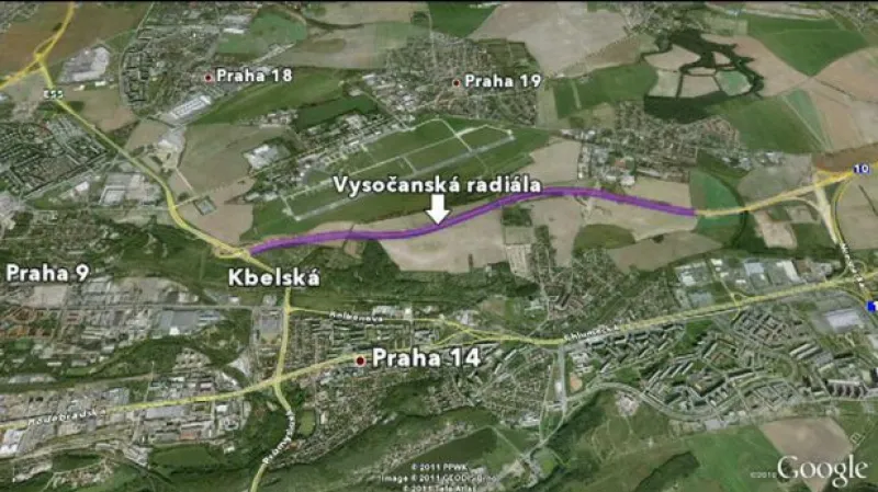Vysočanská radiála dočasně nahradí Pražský okruh — ČT24 — Česká televize