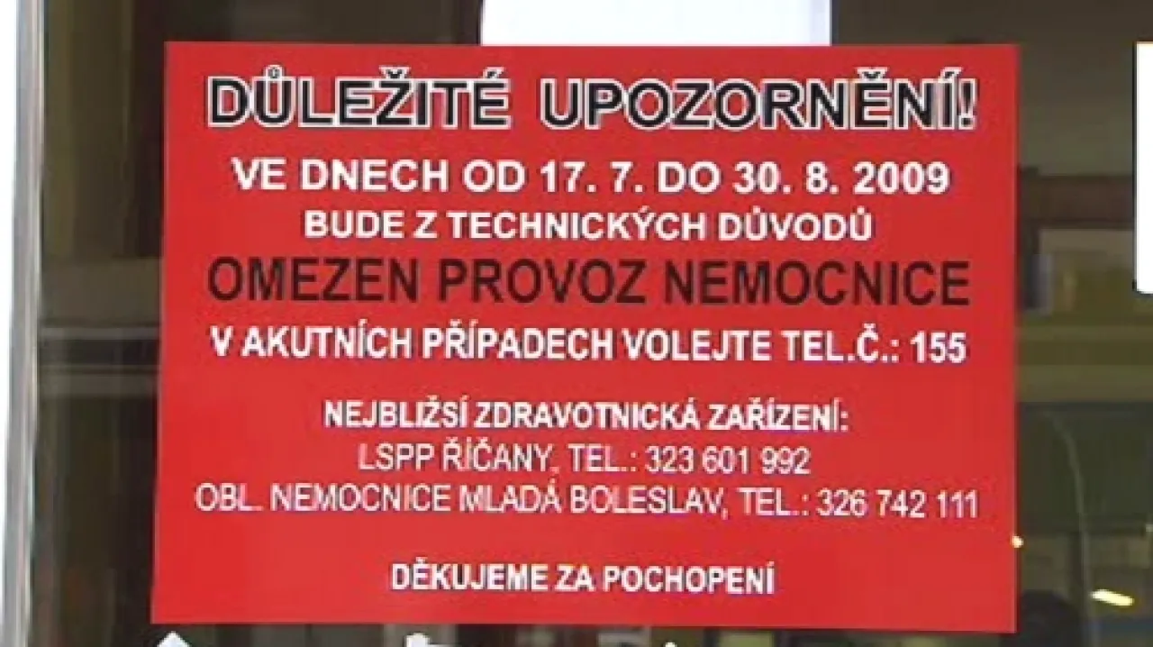 Záchranáři vs. brandýská nemocnice - do sporu se vložil i Rath — ČT24 ...