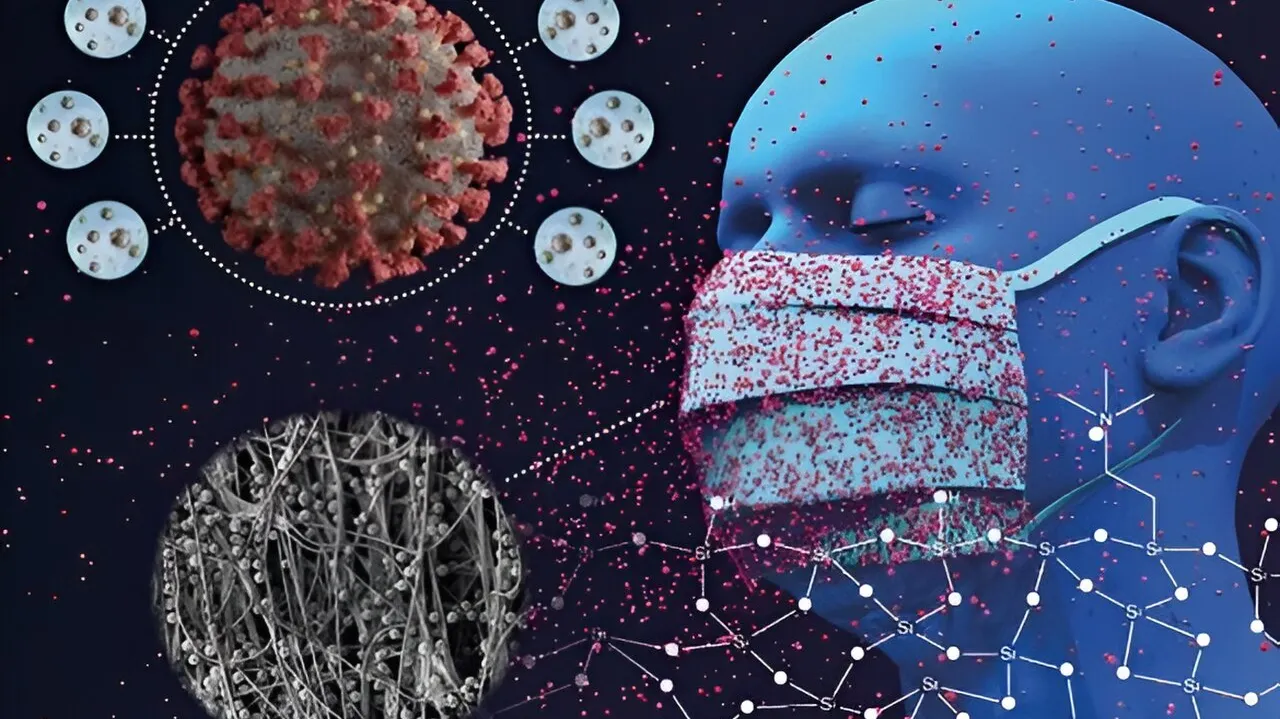 Britští vědci vytvořili speciální materiál na respirátory. Virus v něm ...