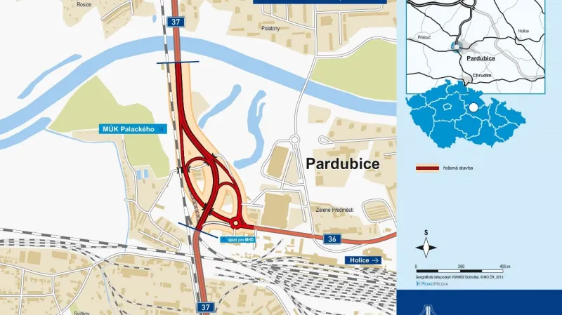 Vjezd do Pardubic bude plynulejší, bez kolon. Silničáři zprovoznili ...