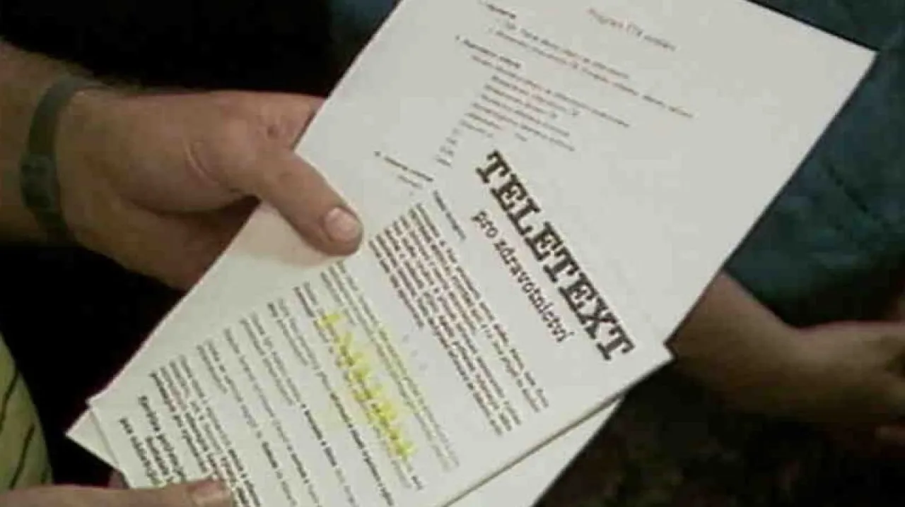 30 let zpět: Teletextová novinka pro zdravotníky a zdravotnická ...