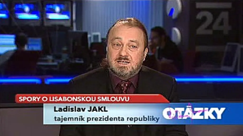 Jakl v OVM: Lisabonská smlouva je mrtvá, prezident by ji měl napadnout u Ústavního soudu — ČT24 ...