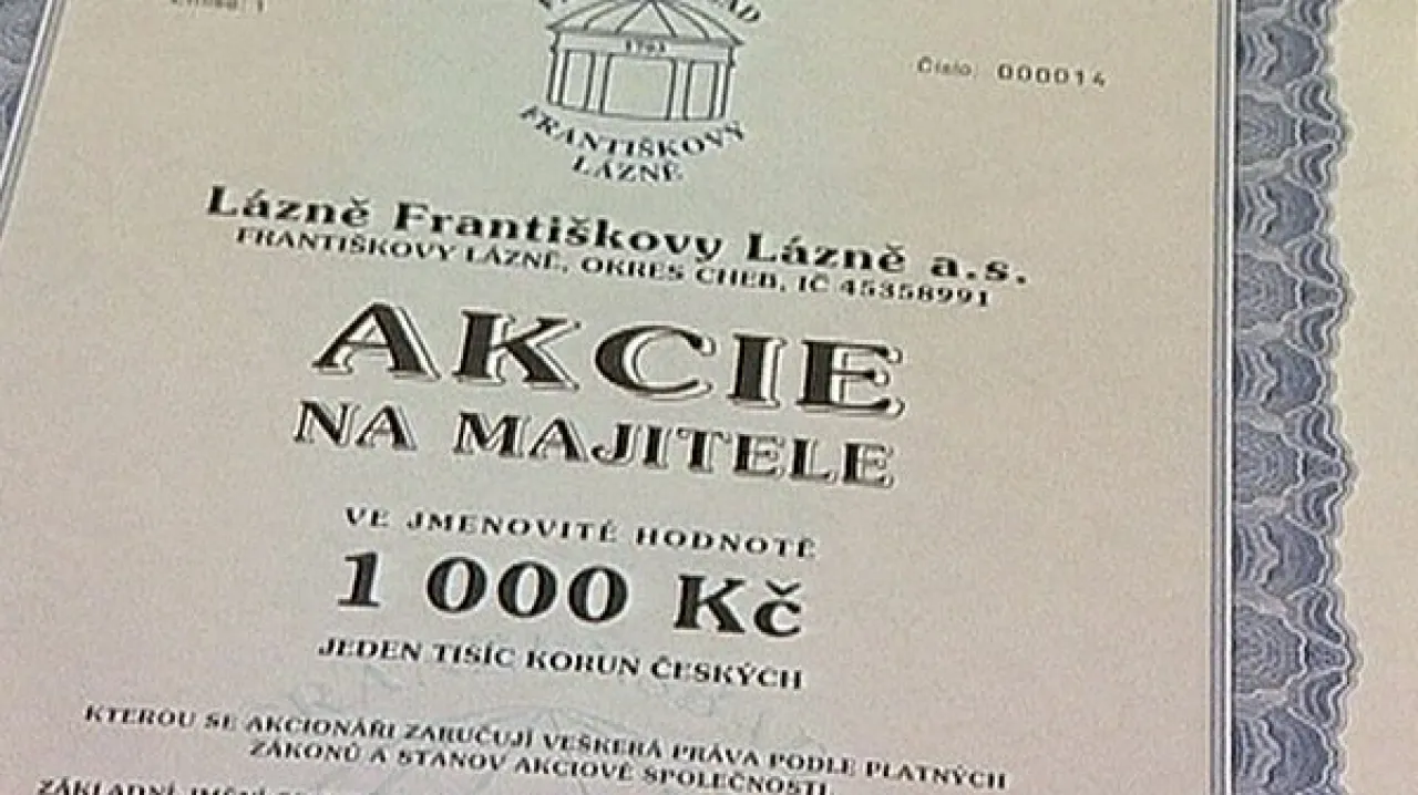 Reportéři ČT: Menšinové akcionáře Františkových Lázních okradl znalecký ...