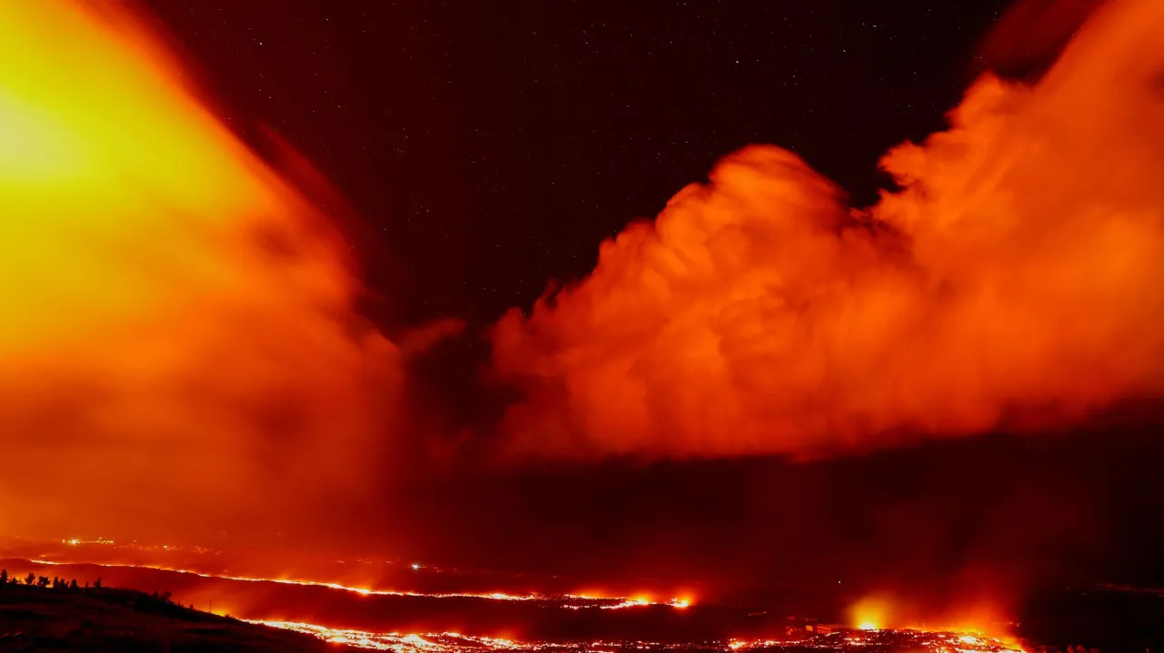 Sopka na La Palmě opět chrlila magma, jde o nejdelší erupci v historii ...