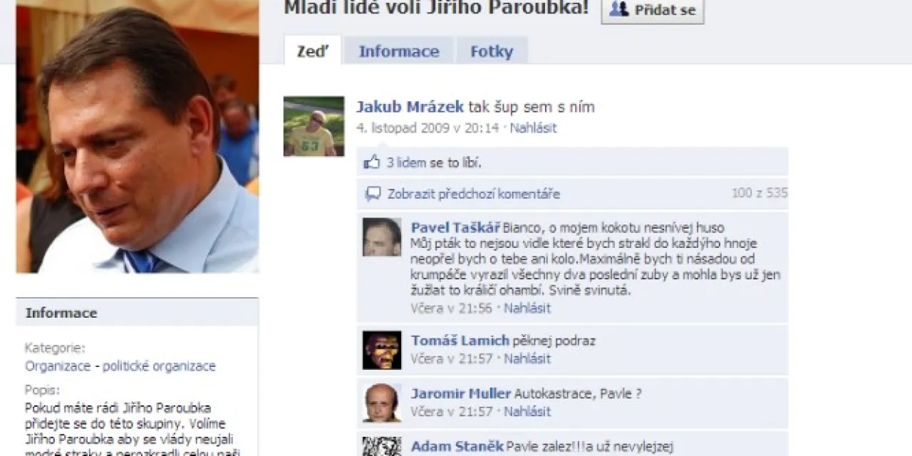 Podfuk na Facebooku: Ze soutěže o mobil se vyklubal fanklub Paroubka — ČT24 — Česká televize