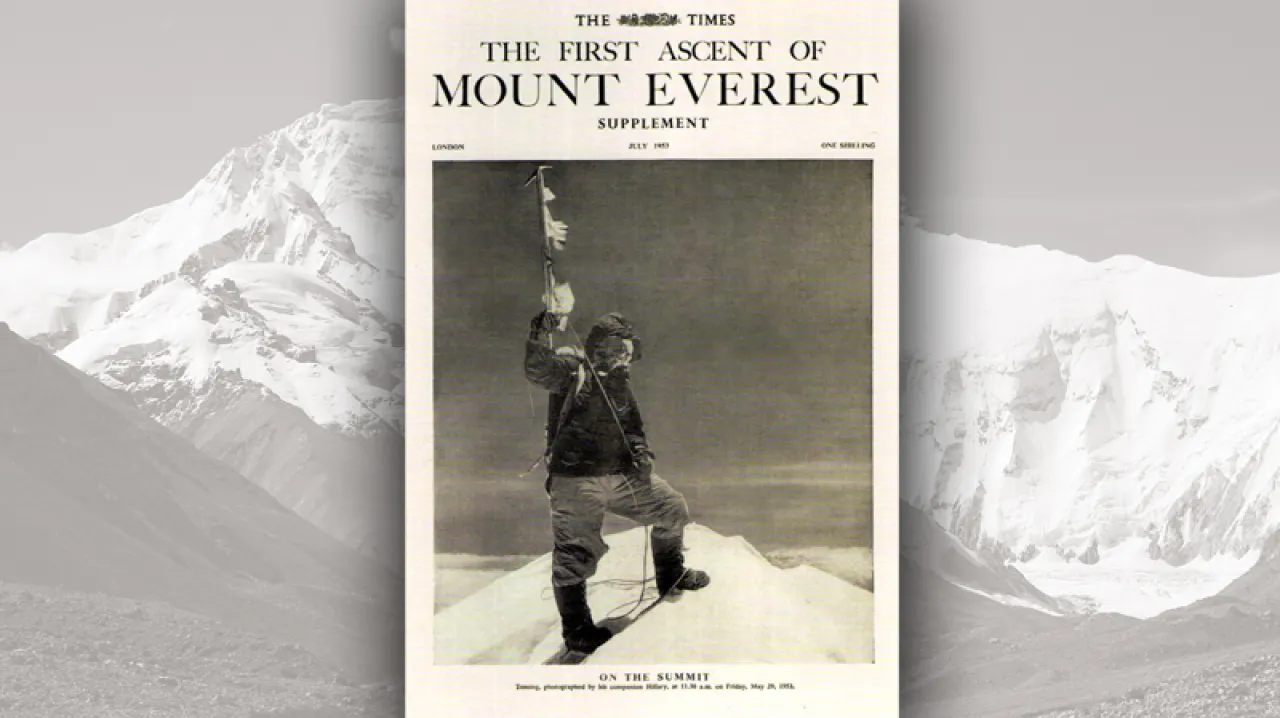 Hillary a Tenzing - první lidé na Mount Everestu — ČT24 — Česká televize