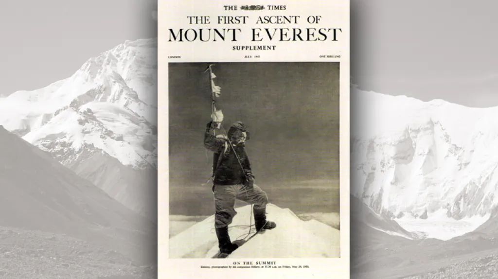 Hillary a Tenzing - první lidé na Mount Everestu — ČT24 — Česká televize