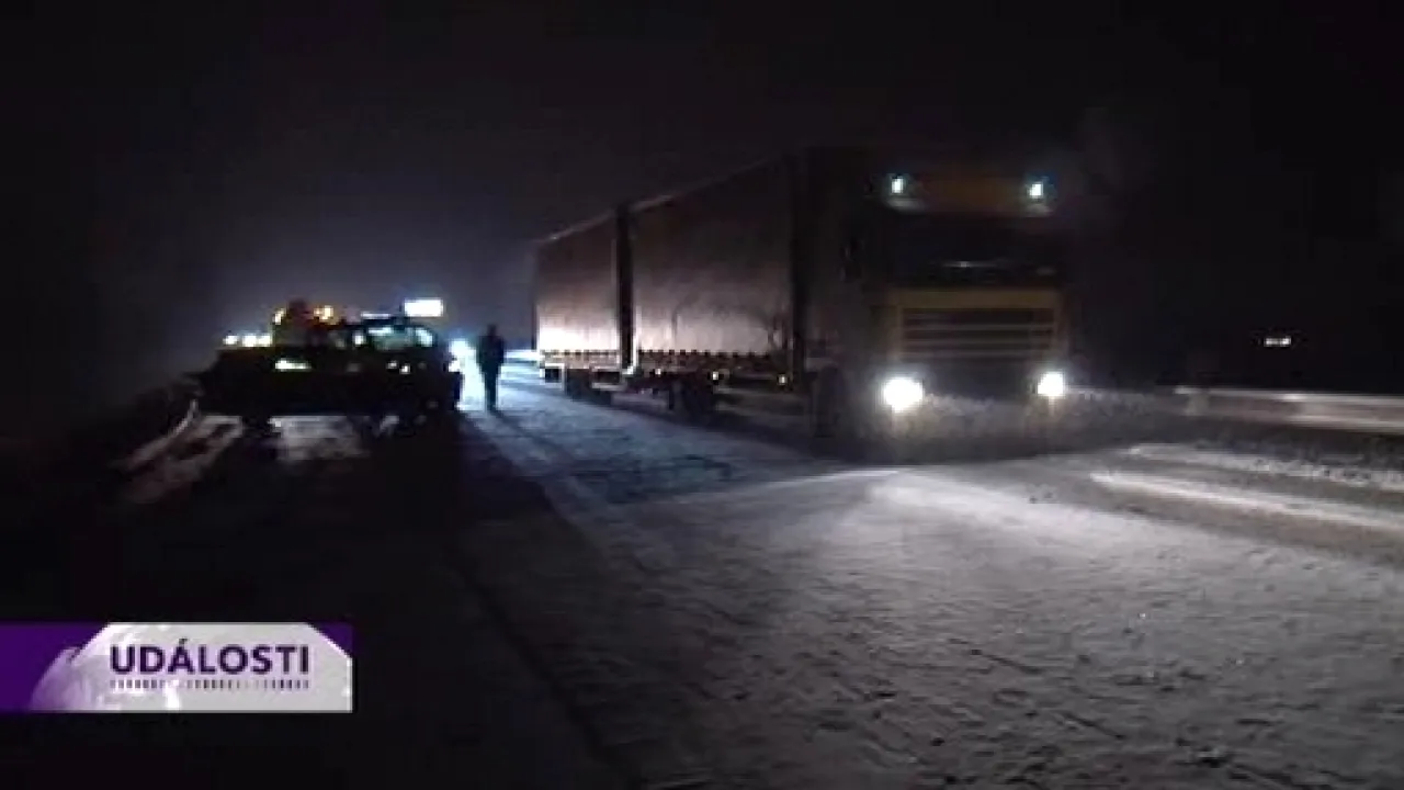 Podvečerní nehody ochromily D1 — ČT24 — Česká televize