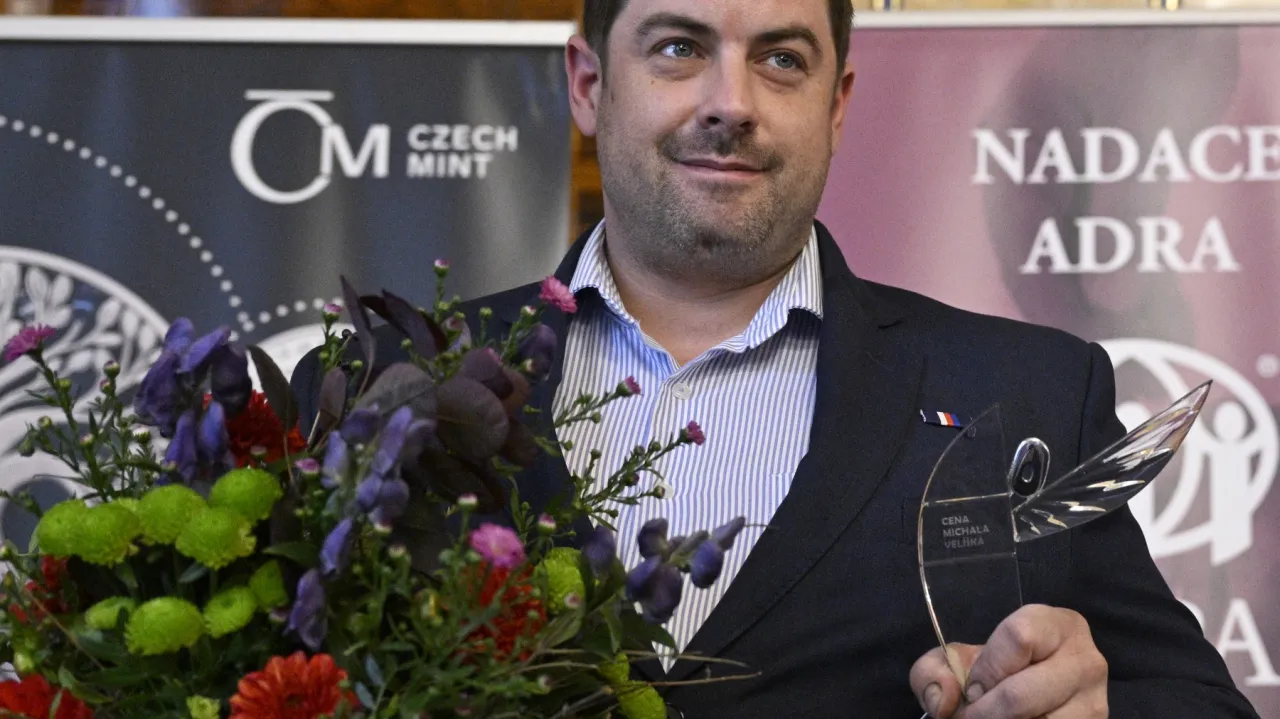 Cenu Michala Velíška dostal David Studnica, který zachránil dva lidi z ...