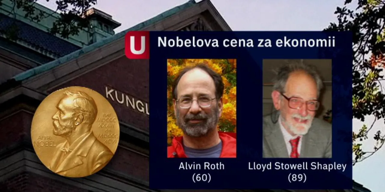 Nobelova cena za ekonomii míří opět do USA — ČT24 — Česká televize